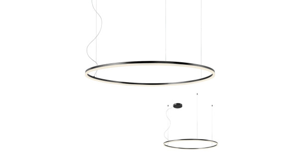 LED пендел REDO 01-1964-DALI ORBIT BLACK 4000K • UltraLight.bg