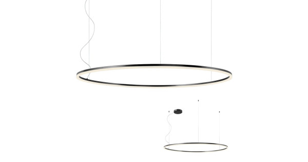 LED пендел REDO 01-1965-DALI ORBIT BLACK 4000K • UltraLight.bg