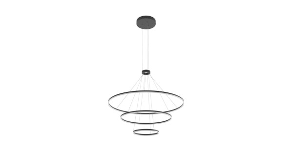 LED пендел REDO 01-2483-TRIAC ORBIT BLACK 4000K • UltraLight.bg