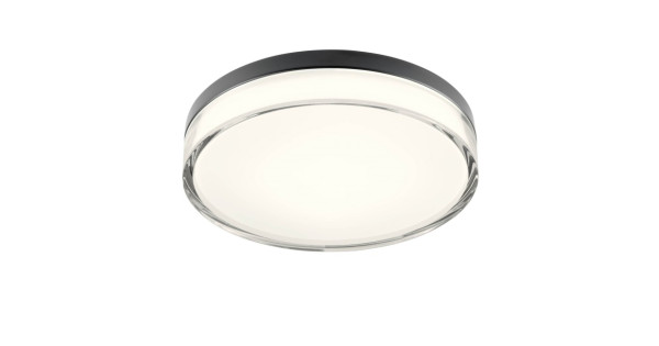 LED плафон за баня REDO 01-3736 FRISBI PL LED 18W 3000K/4000K D280 IP44 BK • UltraLight.bg